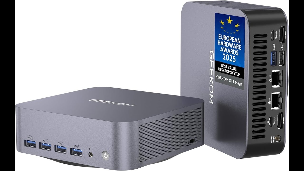 GEEKOM GT1 Mega Mini PC Review Top AI Performance in Tiny Size - YouTube