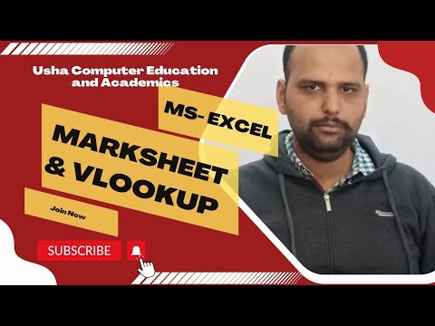 Creating a Marksheet and Mastering VLOOKUP in Excel - Your Ultimate Guide - YouTube