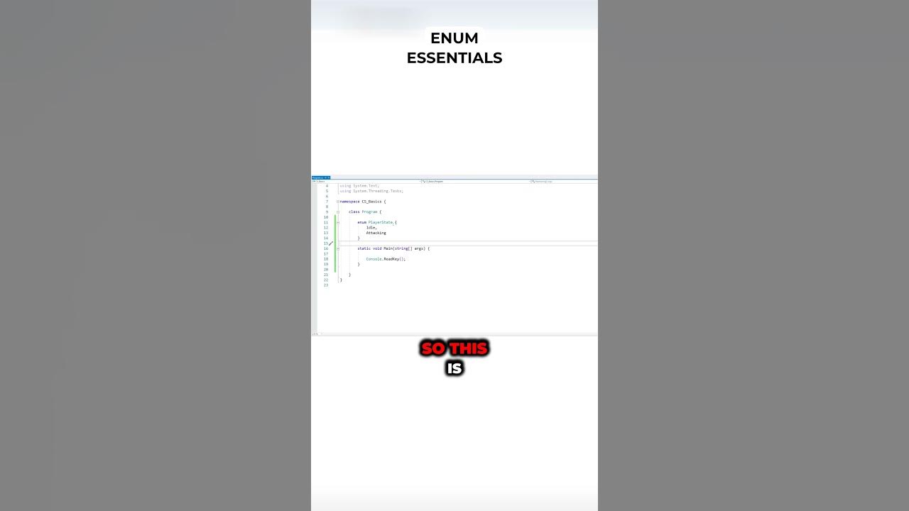 Enum Essentials - 💻 Learn to Code FAST with These Quick Shorts! 🚀 - YouTube
