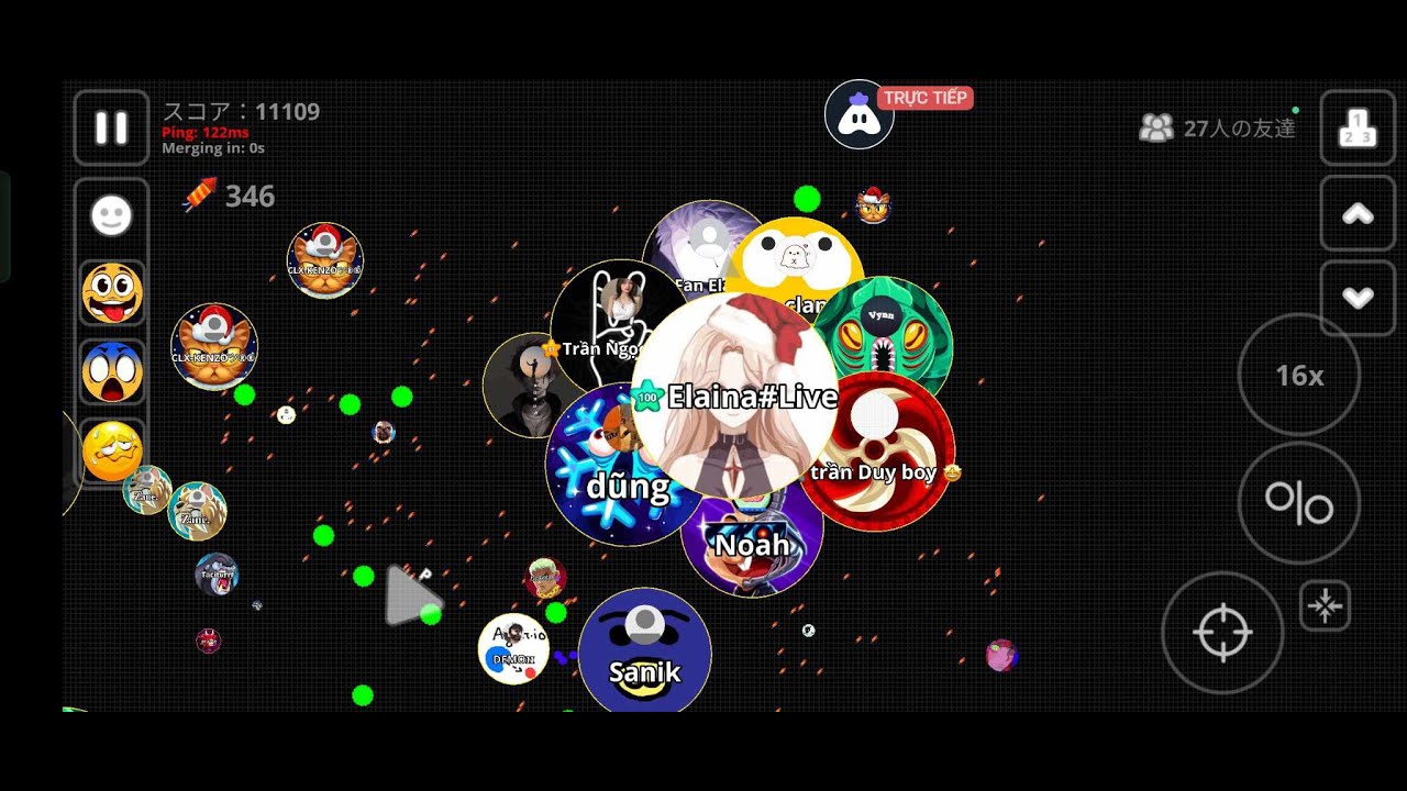 Agario live apsoutheast-1 Happy New Year (road to 150subs) - YouTube