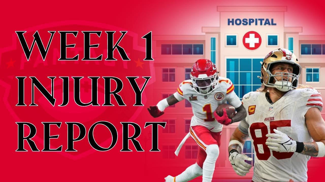 NFL Week 1 Injury Report - YouTube