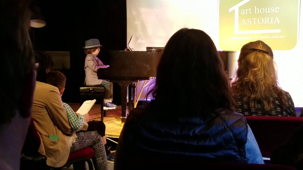5 year old son Dylan playing his first piano recital after only 4 ...