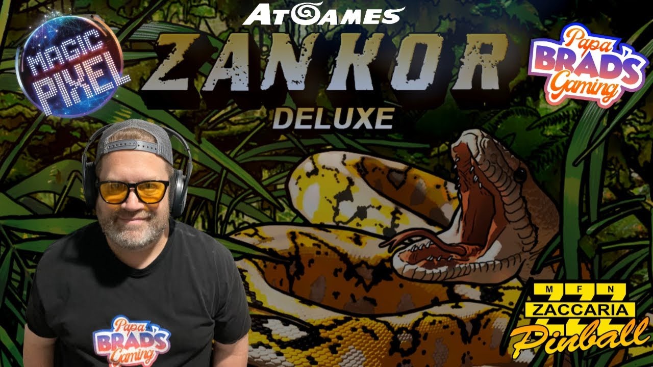 Experience The Thrilling Zankor Deluxe Jungle AtGames Pinball Adventure ...