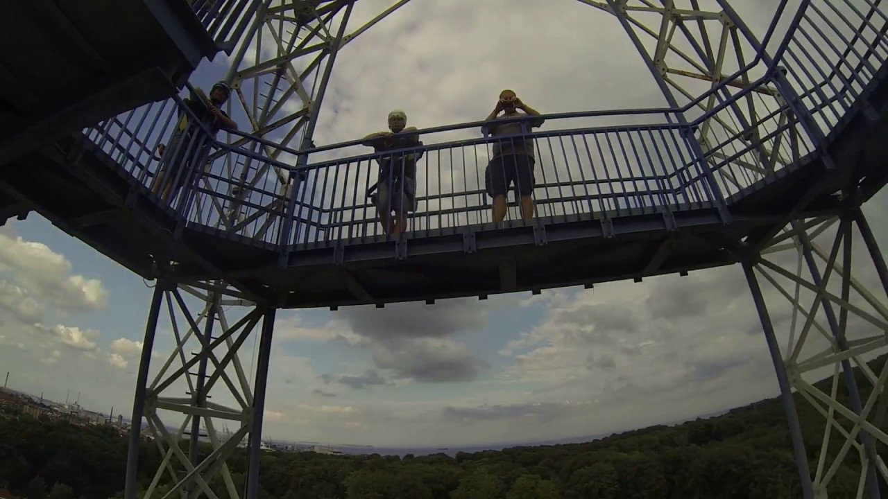 Sky Tower SCAD Freefall - Tivoli Friheden Aarhus 2016 POV Onride - YouTube