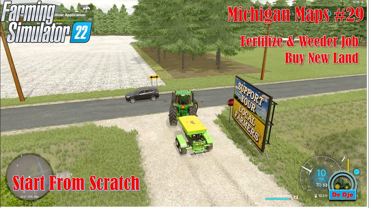 FS22 Michigan Maps || Buy New Land || Timelapse eps. 29 - YouTube