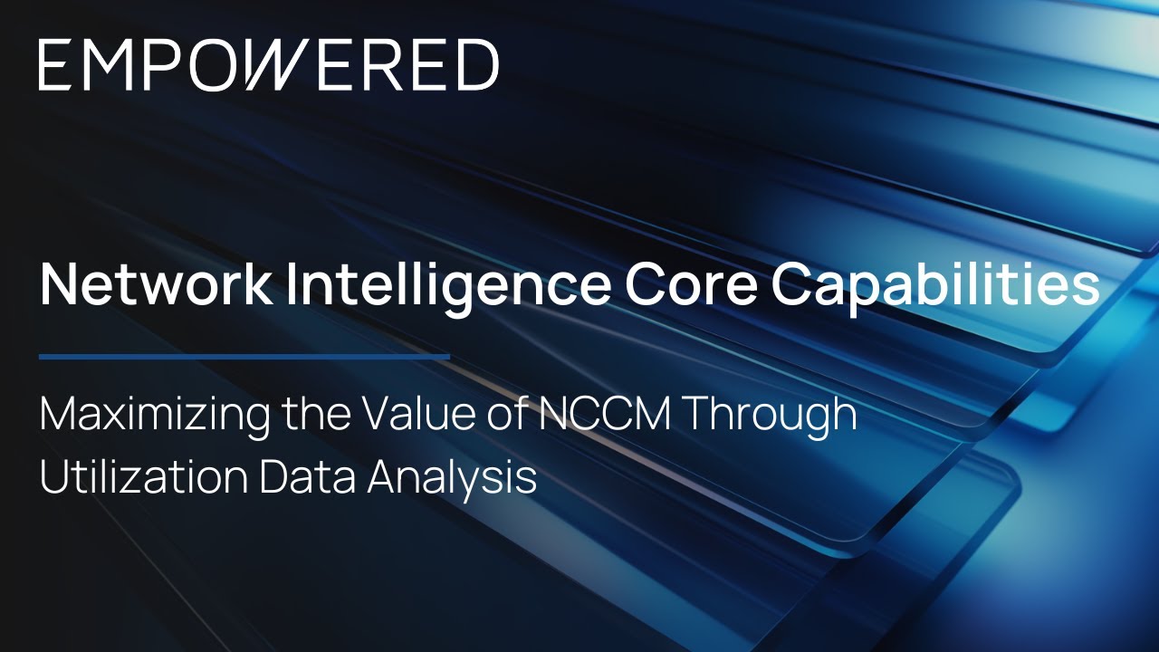 Maximizing the Value of NCCM Through Utilization Data Analysis - YouTube