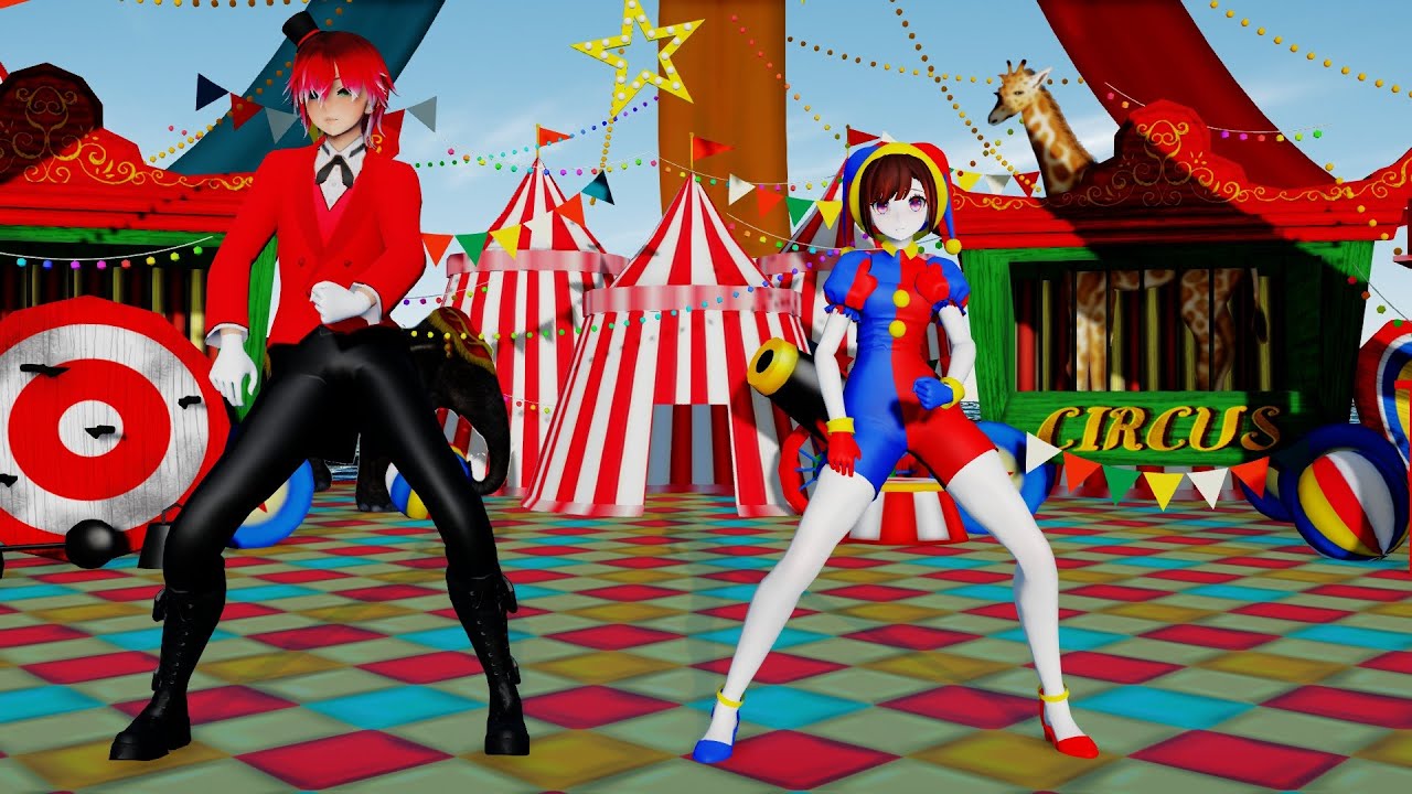 MMD Amazing Digital Circus Pomni The Magic Bomb - YouTube