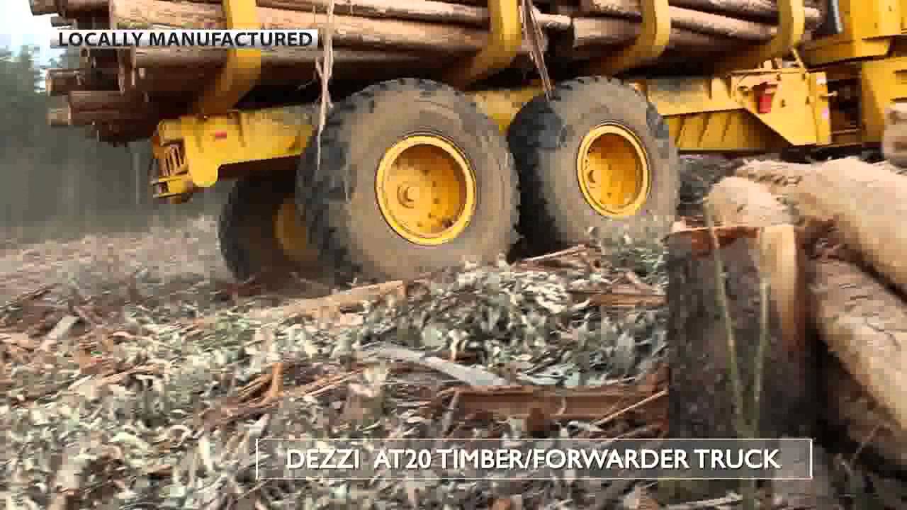 Desmond Equipment - Articulated Long Range Forwarder - YouTube