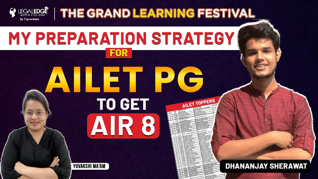 In Conversation with Dhananjay Sherawat | AILET PG 2023 & CLAT PG 2023 ...