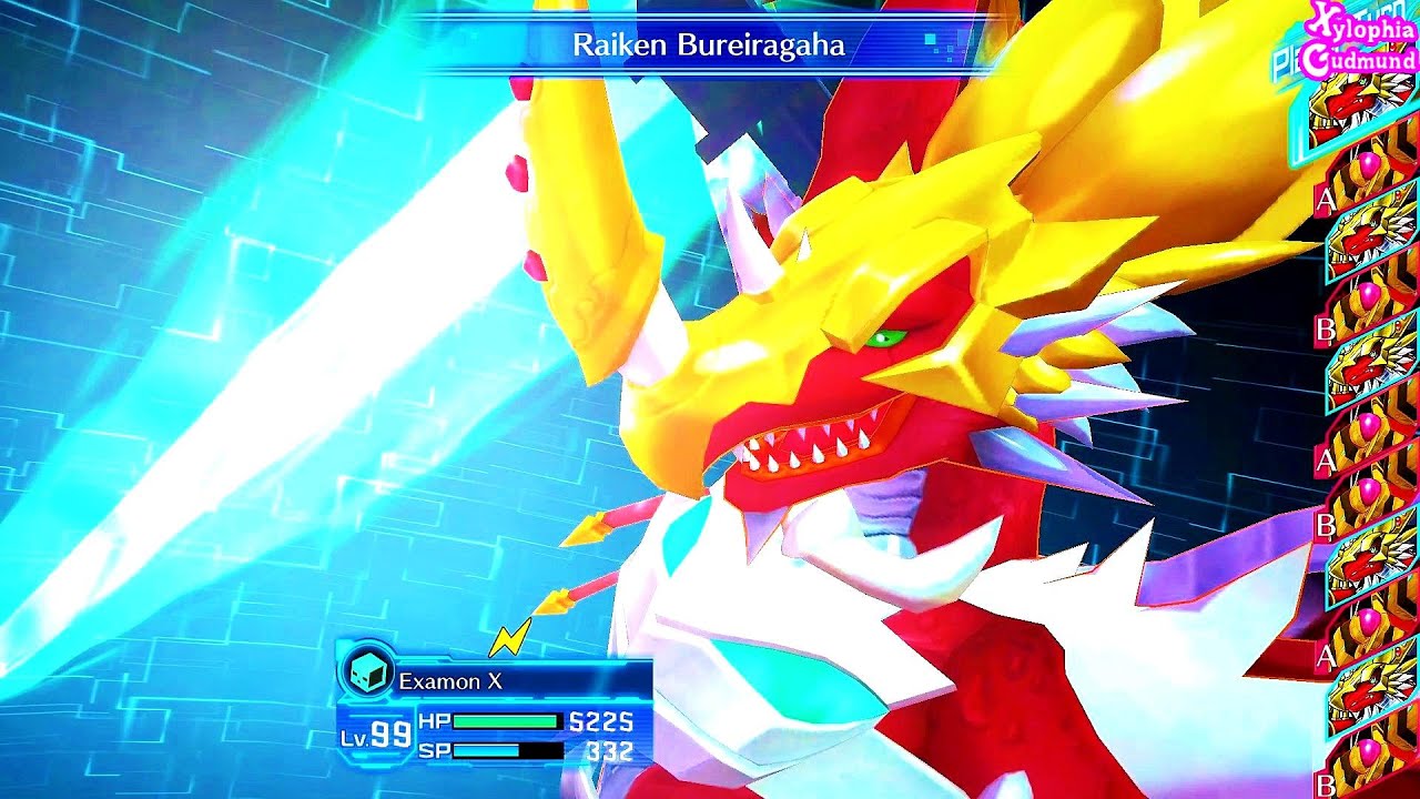『Xylophia Gudmund』 Breakdramon Slayerdramon Examon to Examon X Defeat ...