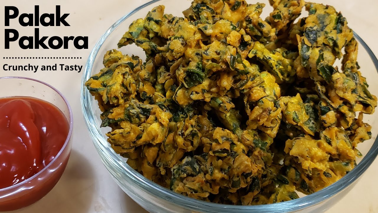 Best Evening Snacks | Tasty & Crispy Palak Pakora #EasyCookWorld ...