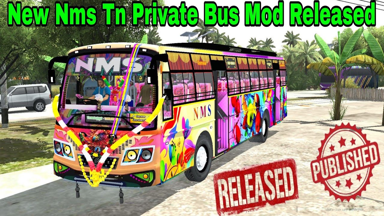 NEW NMS TN PRIVATE BUS MOD RELEASED BUS SIMULATOR INDONESIA 4.2 - YouTube