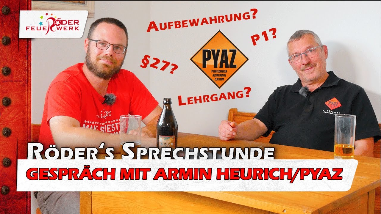 Röder's Sprechstunde - Diesmal mit Armin Heurich von PYAZ - YouTube