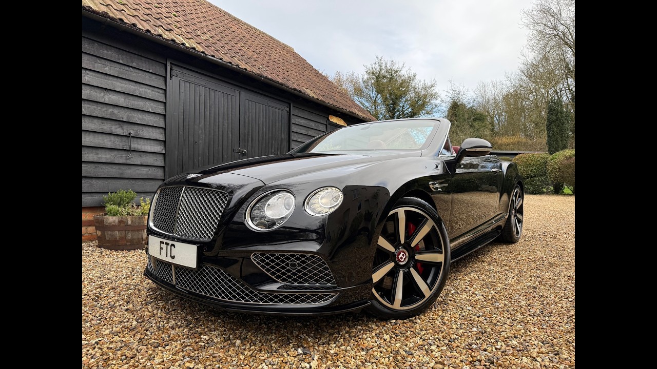 Bentley Continental GTC V8 S Mulliner Convertible Black Over Red - FTC ...