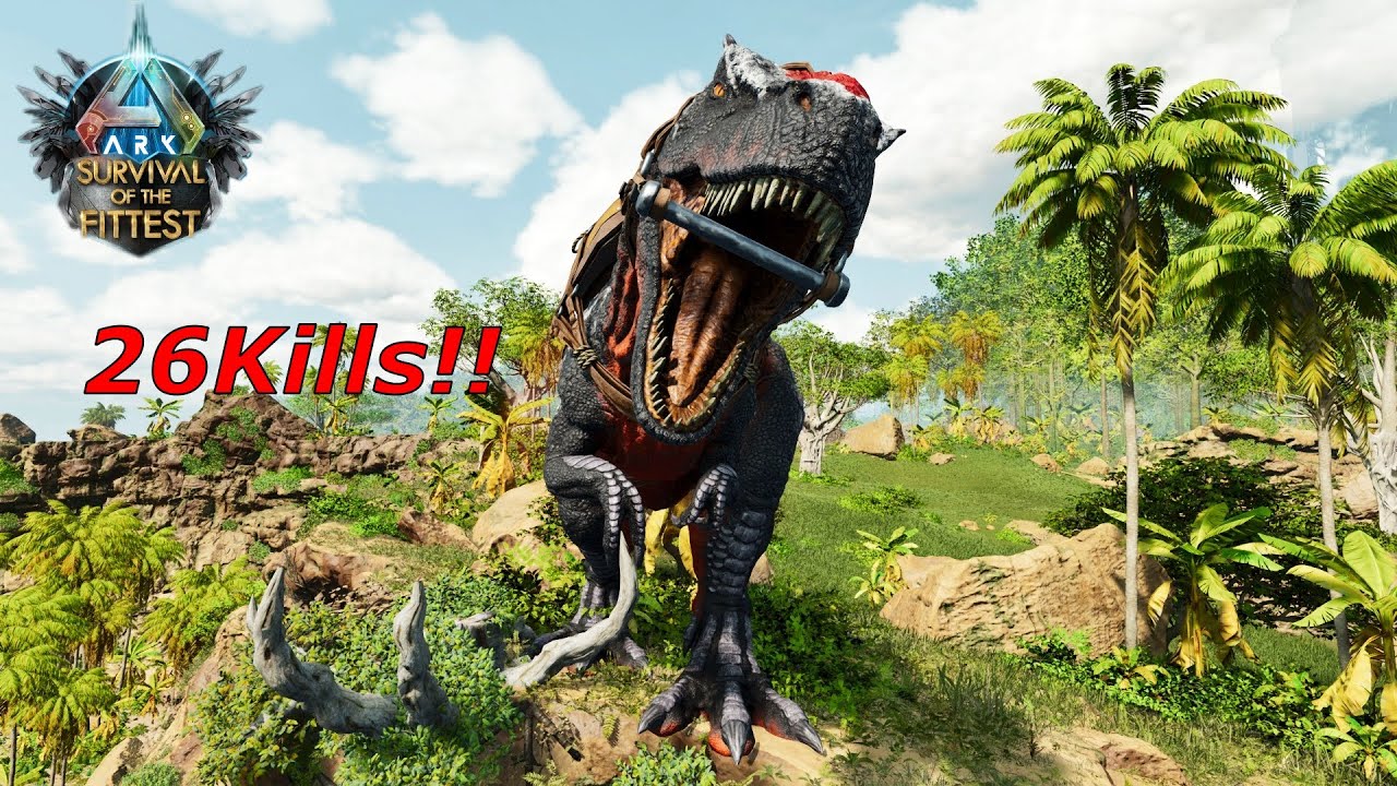 Super Sweaty 26Kill Squads Game In Ark Survival of The Fittest ASA ...