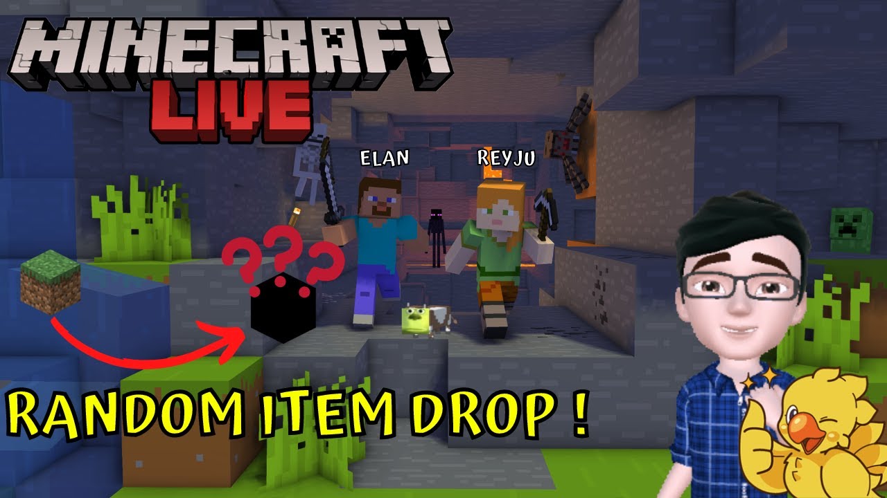 MINECRAFT TAPI KOK RANDOM DROP !? BERSAMA @Reyju Gaming - Minecraft Random Drop Item Reyju ...