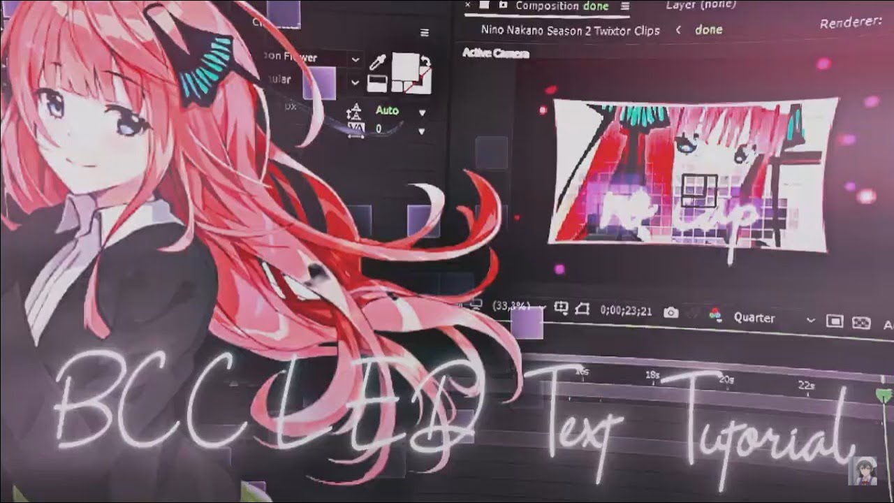 Tutorial Text BCC LED - After Effect Tutorial - YouTube