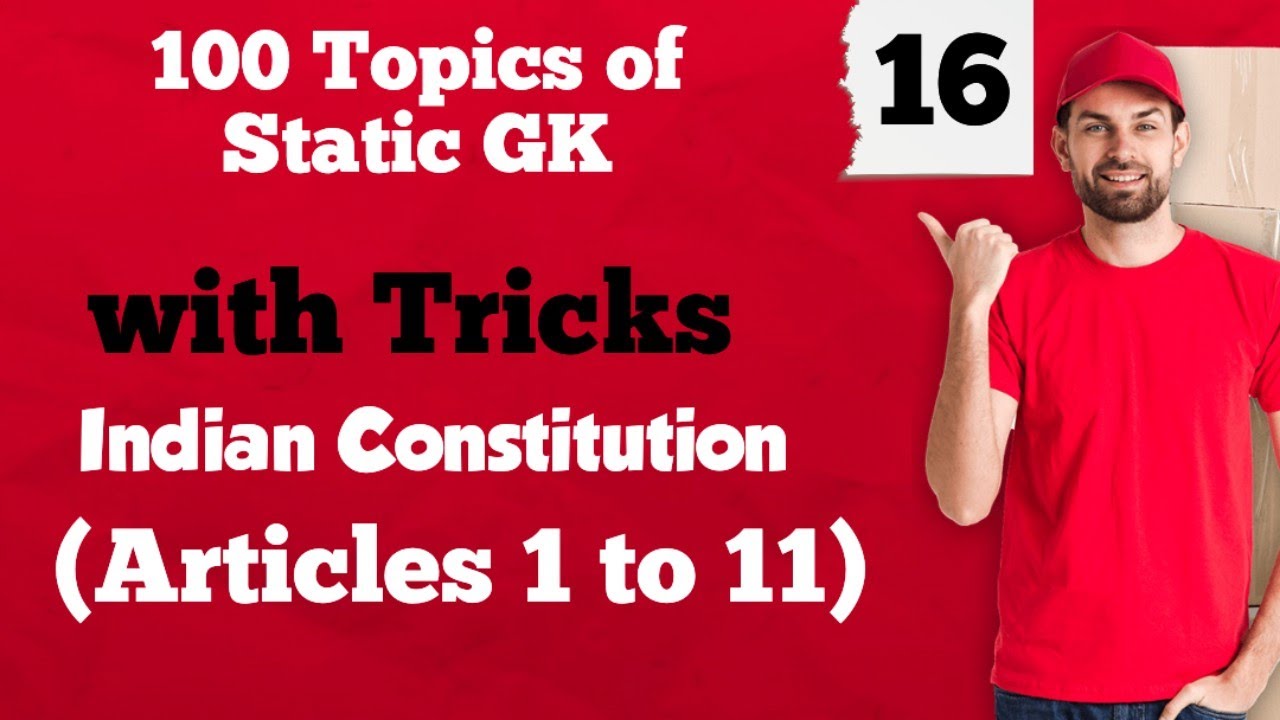 Complete Indian Constitution Articles With Tricks | Articles (1 to 11 ...