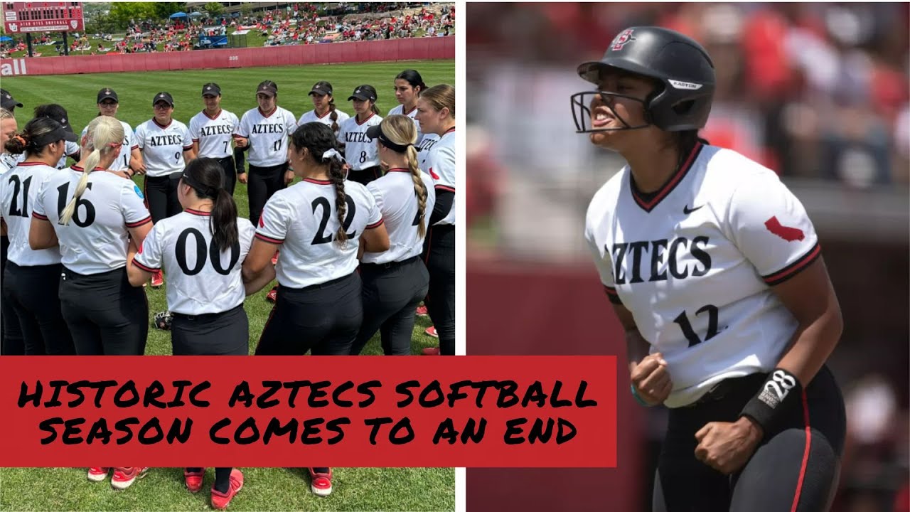 San Diego State Softball falls to Utah in 1st ever Super Regional - YouTube