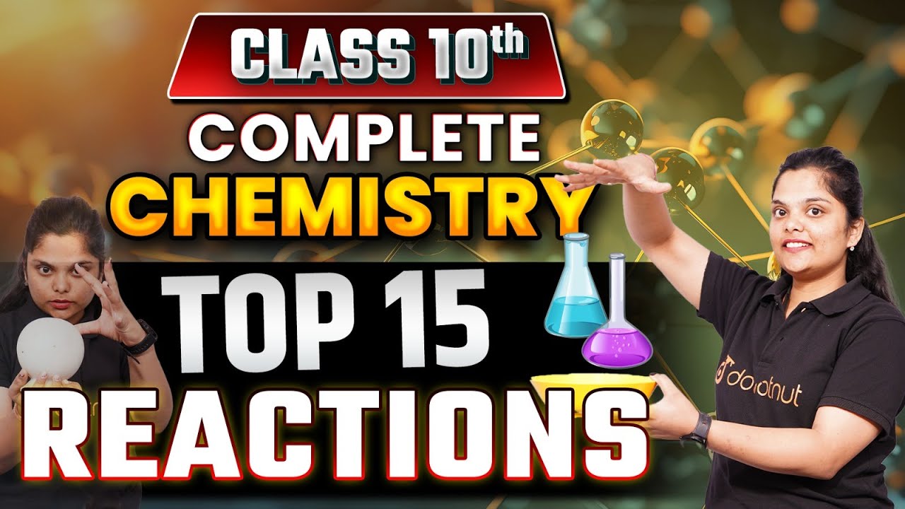 Chemistry Most Important Reactions | Class 10th Chemistry VVI Reactions ...