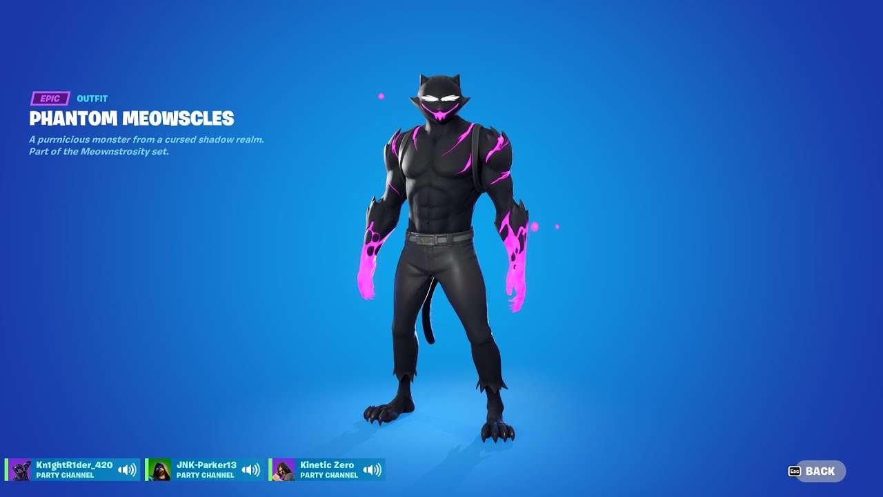 *NEW* PHANTOM MEOWSCLES [] Fortnite Item Shop October 18 2023 - YouTube