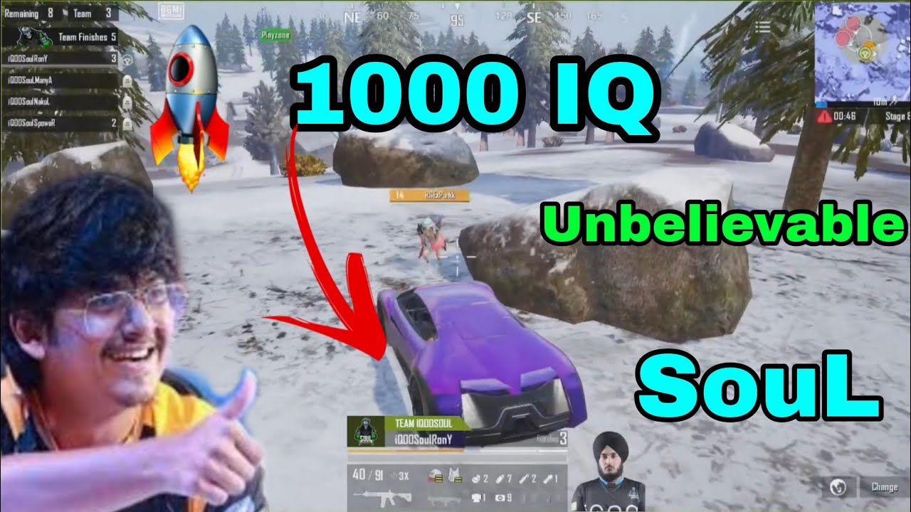 SouL Rony 1000 IQ 😱🔥🥵 What A Funny Moment in ESL Snapdragon Tournament ...