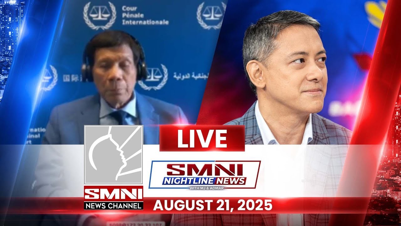 LIVE: SMNI Nightline News with Admar Vilando & Almar Forsuelo | Agosto ...