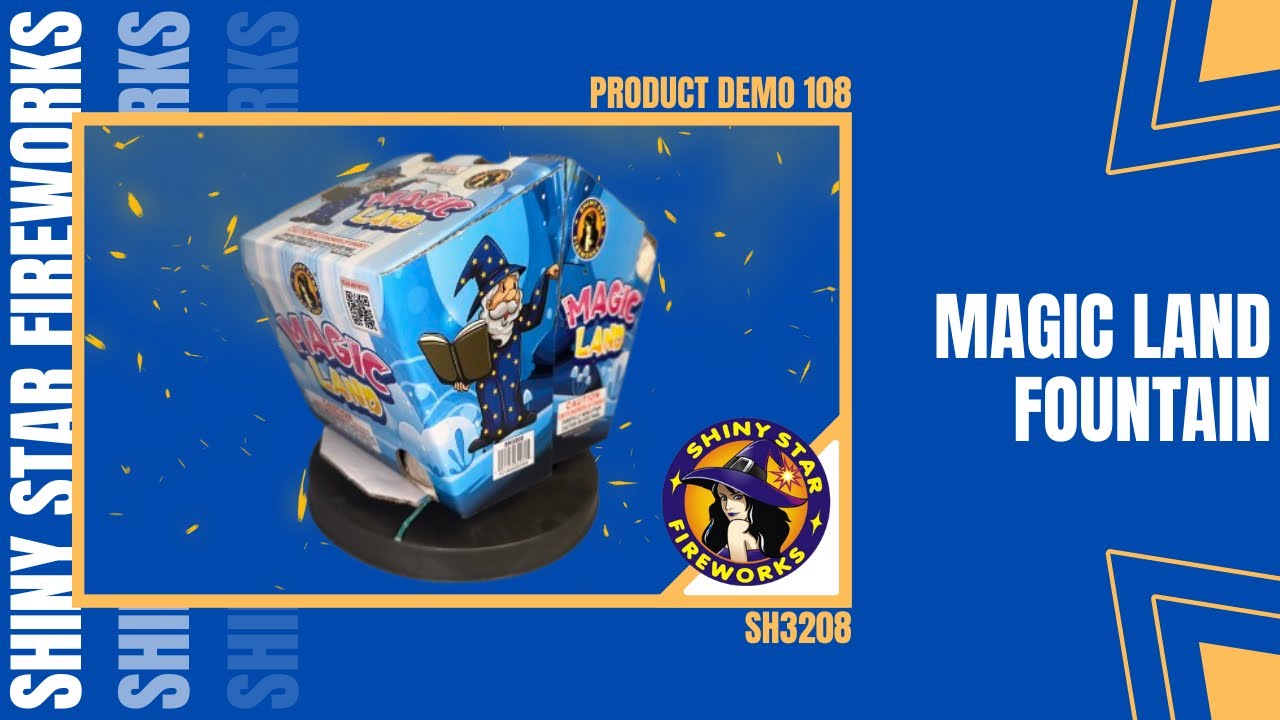 Magic Land Fountain by Shiny Star Fireworks - YouTube