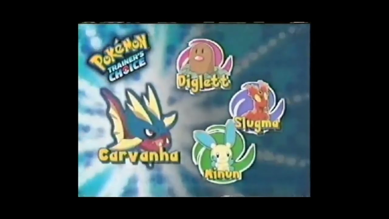 Pokemon trainer choice cartoon network bumper - YouTube