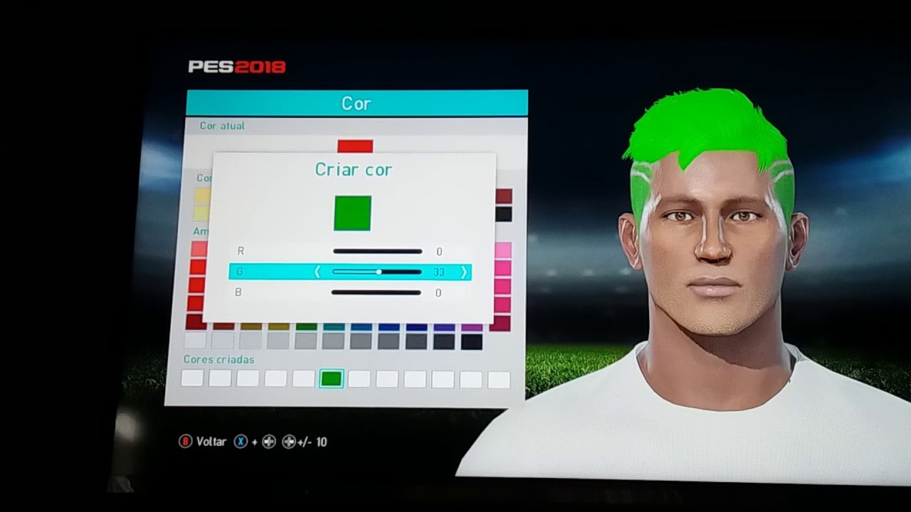 Tutorial de como fazer o seu próprio jogador no pes 2018 - YouTube