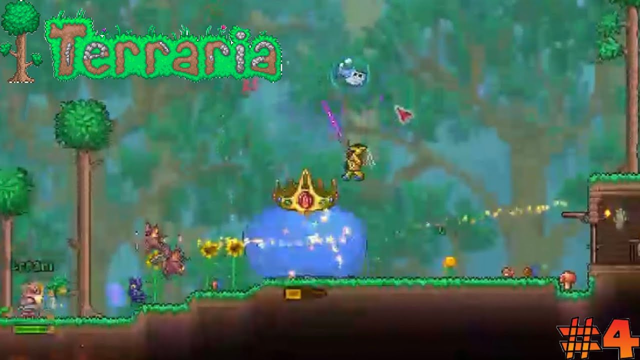Terraria Episode 4 - Slime Boss! - YouTube