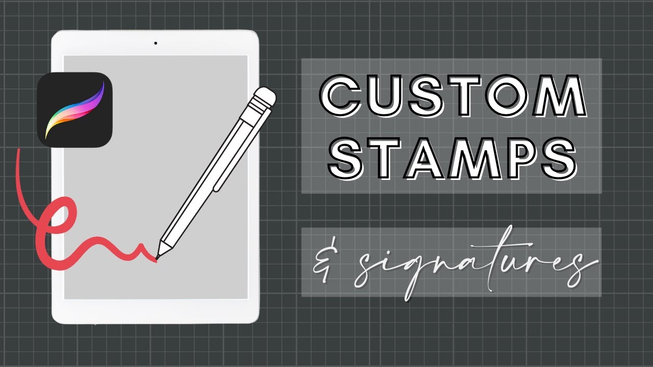 How to Create a Procreate Stamp Brush | Procreate Tips for Drawing ...