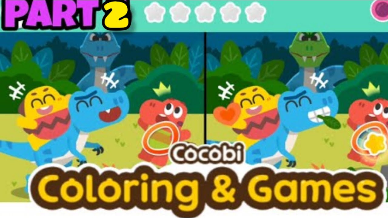 Cocobi Coloring! Putting together puzzles, coloring them - YouTube