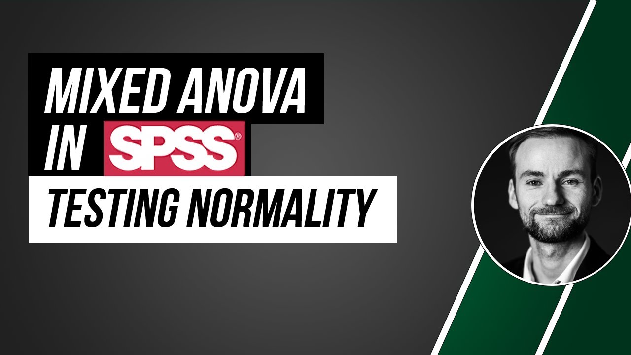 Mixed ANOVA in SPSS - checking normality assumption - YouTube