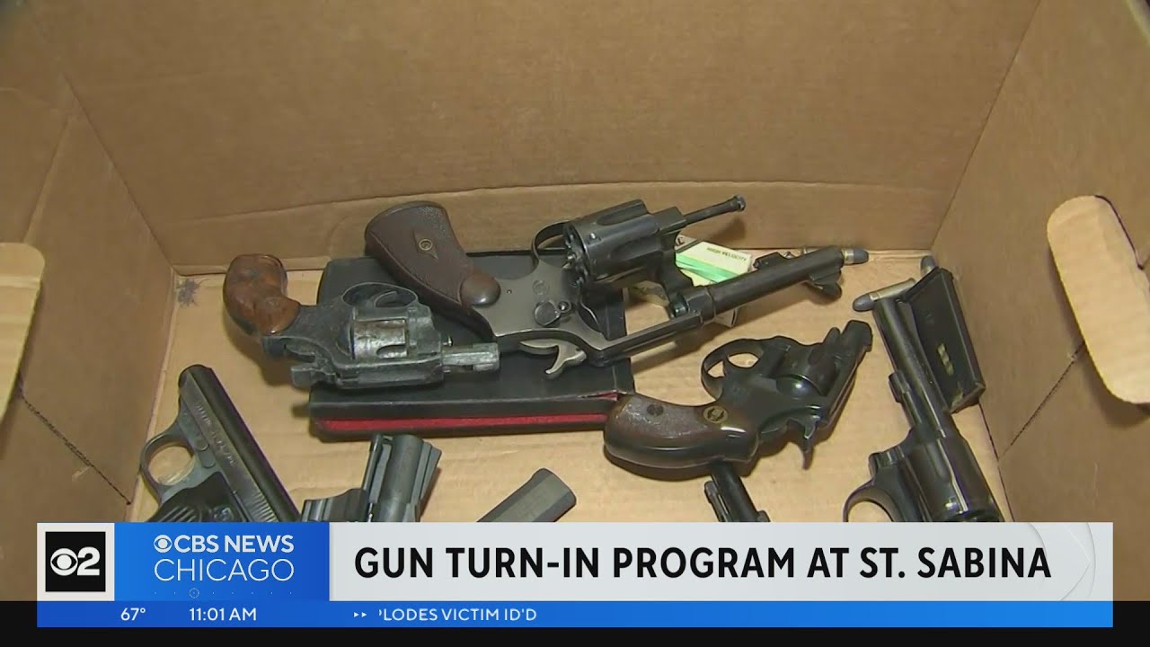 Gun turn-in program at St. Sabina - YouTube