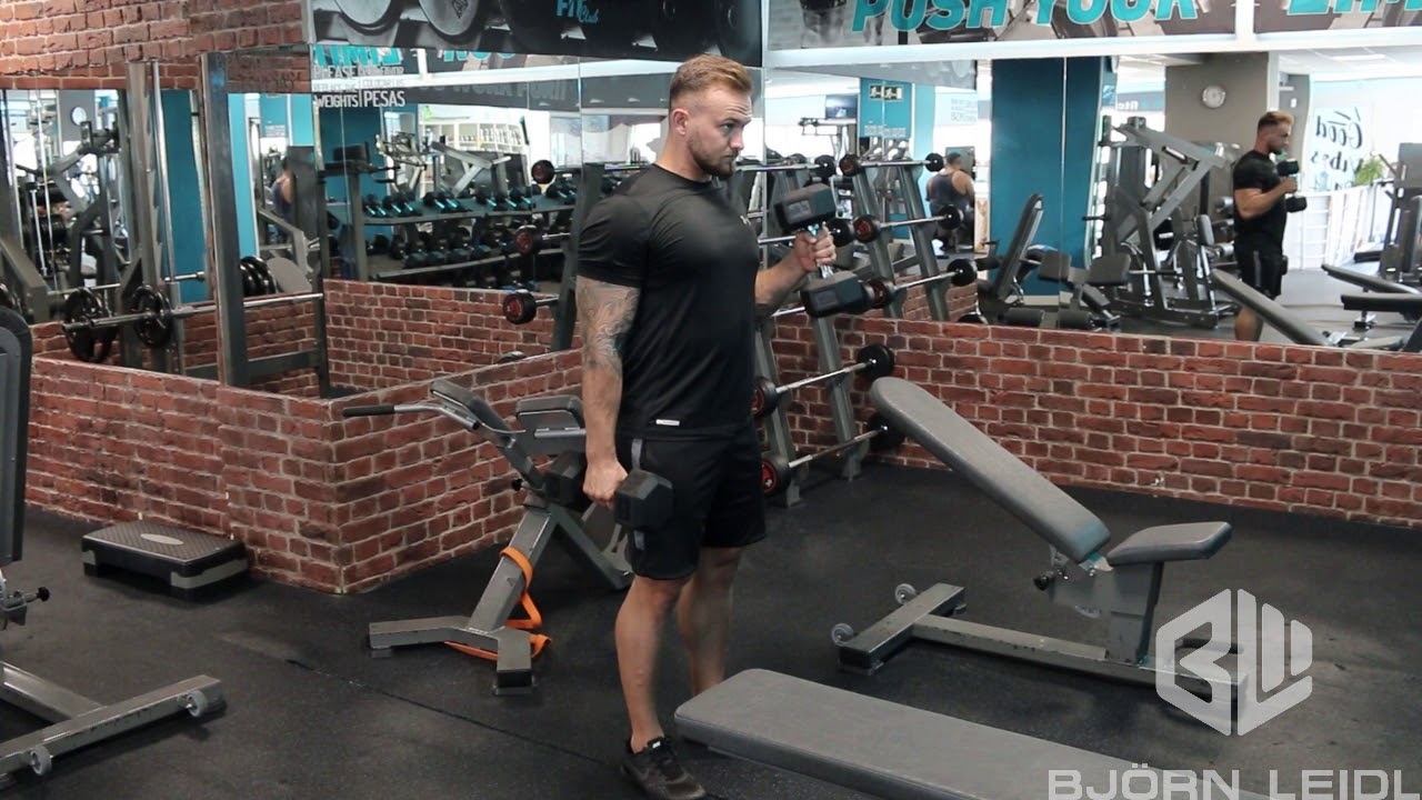 Curl Martillo Hammer curl - YouTube