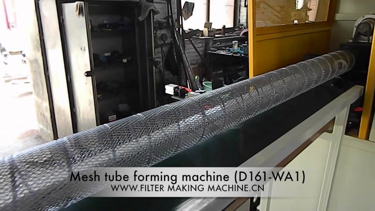 spiral core/tube forming machine www.filtermakingmachine.cn - YouTube