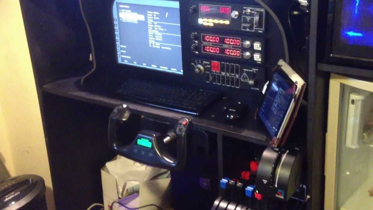 My BKCockpits flight sim Dashboard Simpit - YouTube
