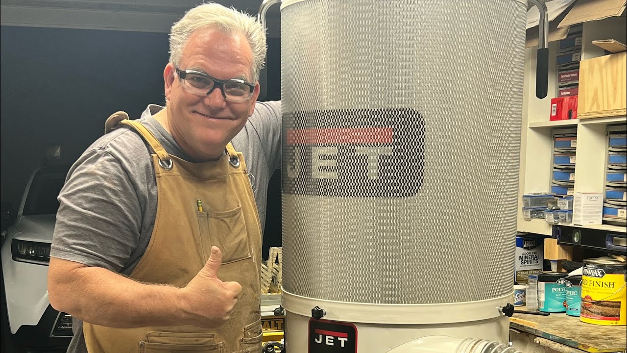New Jet DC 1100 VX Dust Collector - YouTube