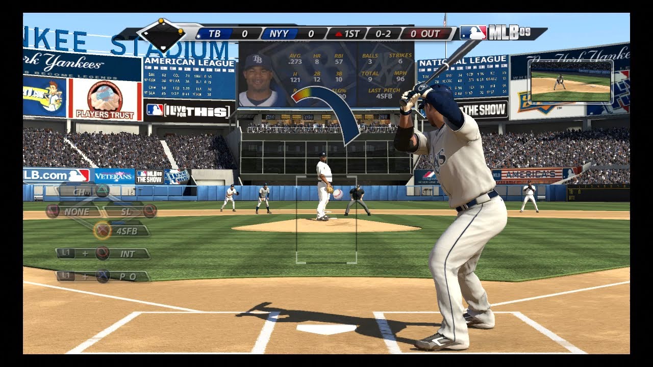 MLB 09: The Show Gameplay (PS3) No Commentary - YouTube