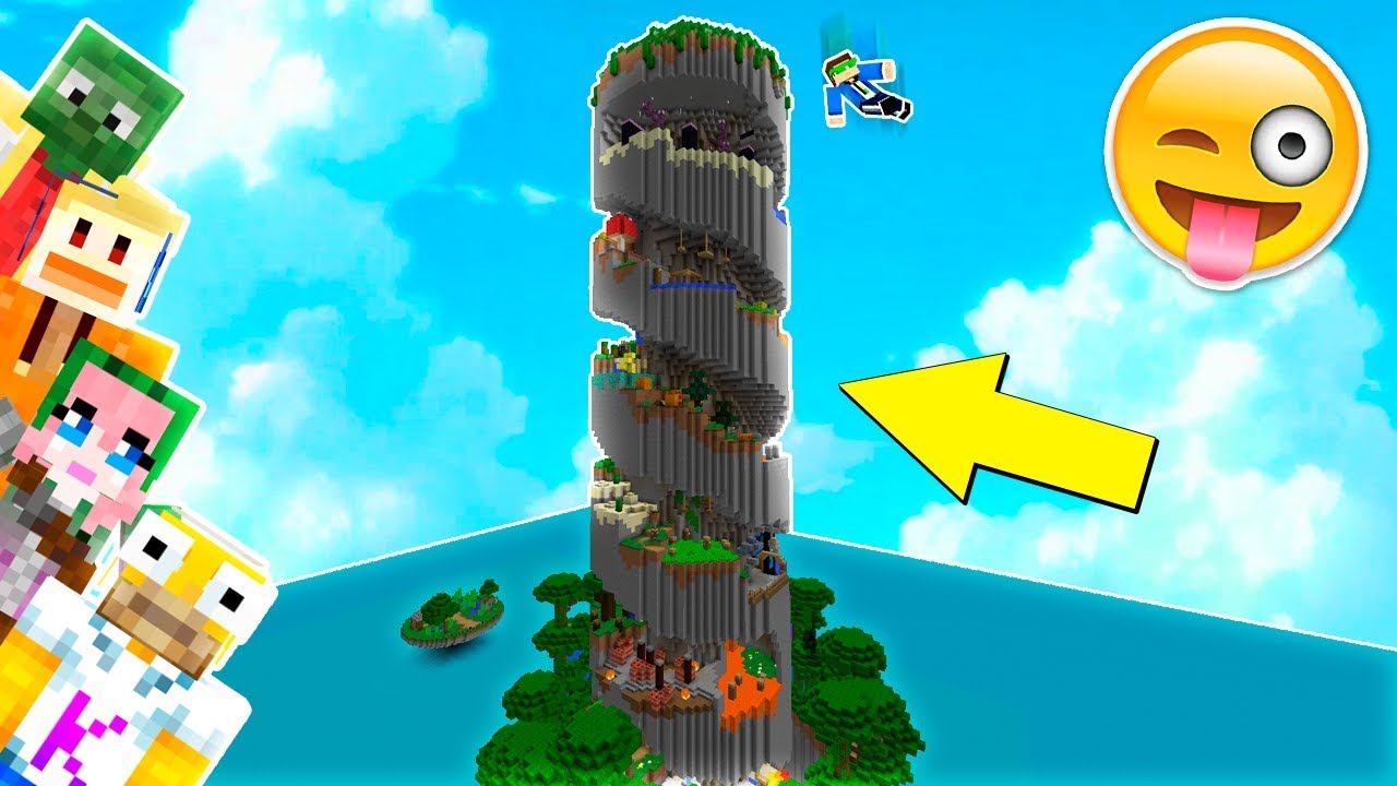 😱🏃 ¿PUEDES ESCAPAR de la TORRE MÁS ALTA DE MINECRAFT? - YouTube