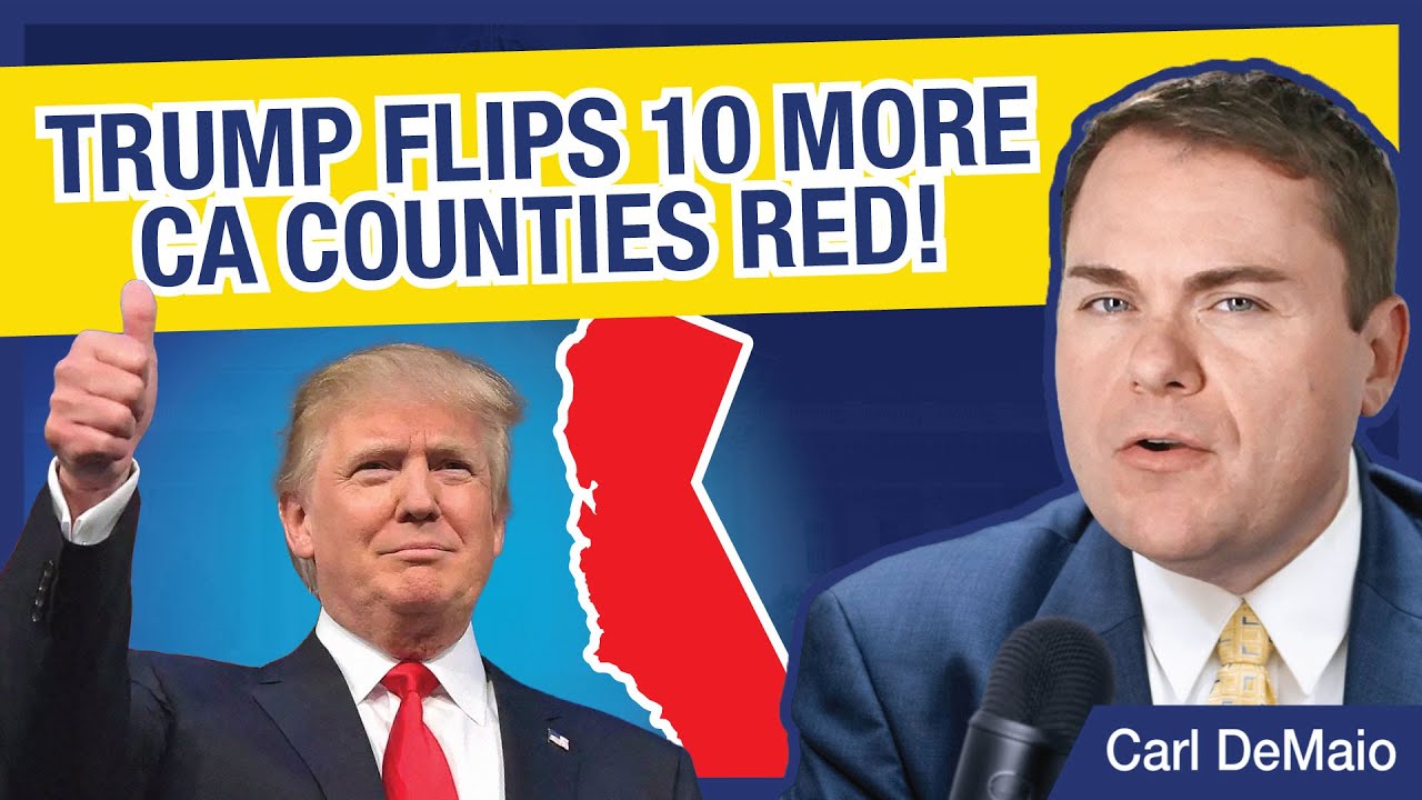 Trump Flips 10 More CA Counties Red! - YouTube