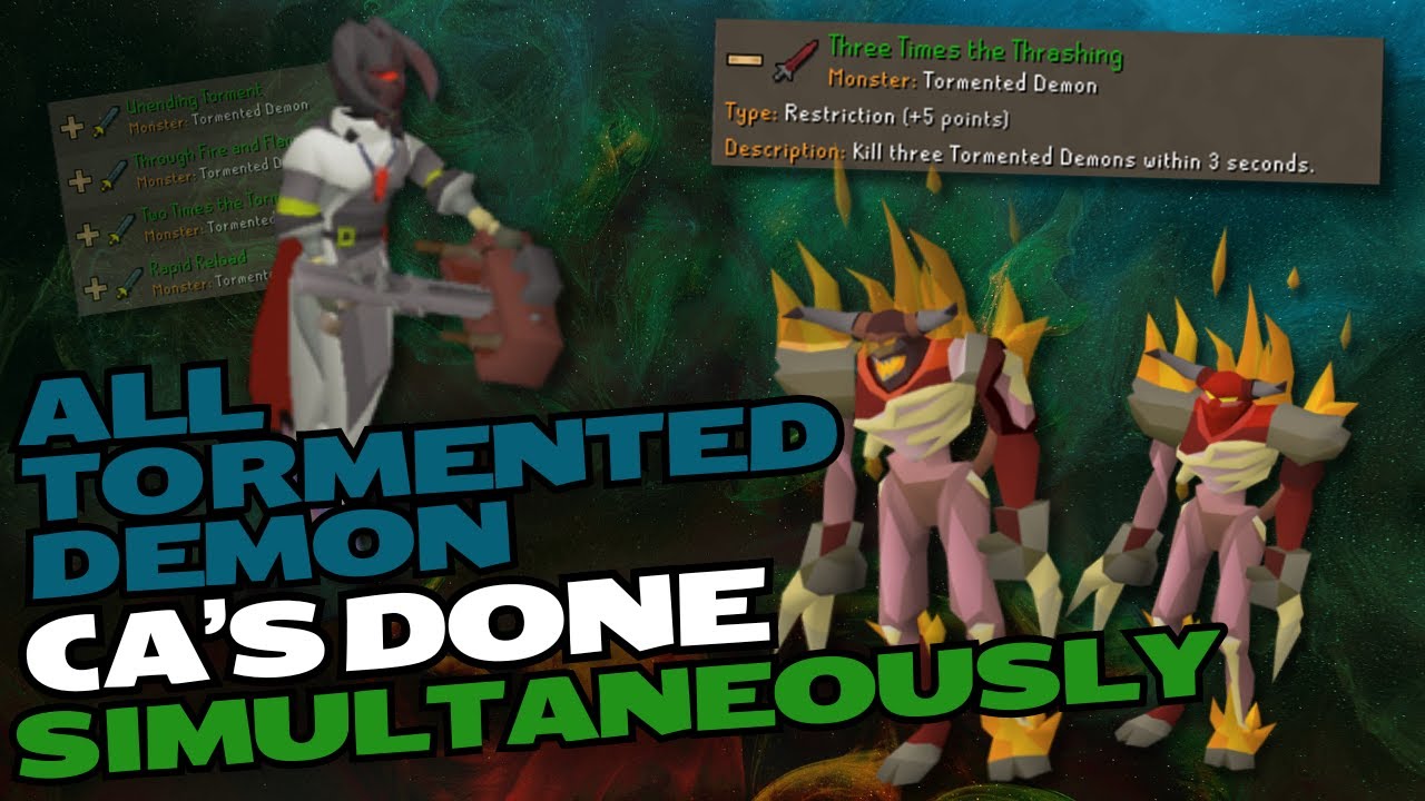 Achieving Combat at Tormented Demons (Guide) - YouTube