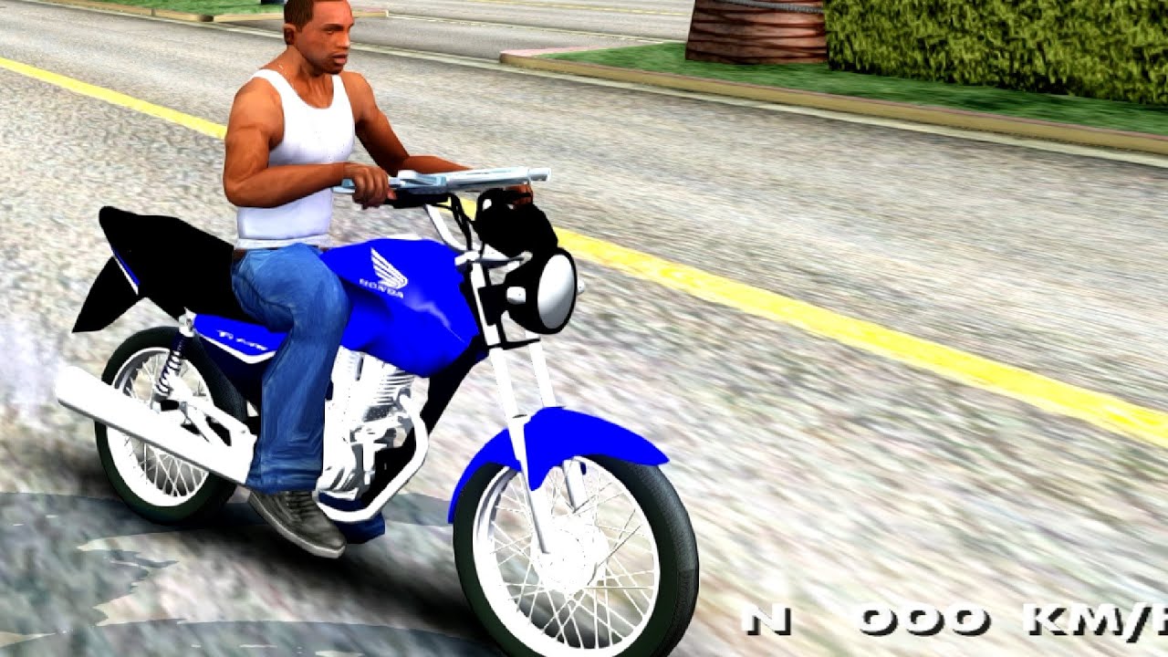 Honda CG Titan 2014 - GTA San Andreas _REVIEW - YouTube