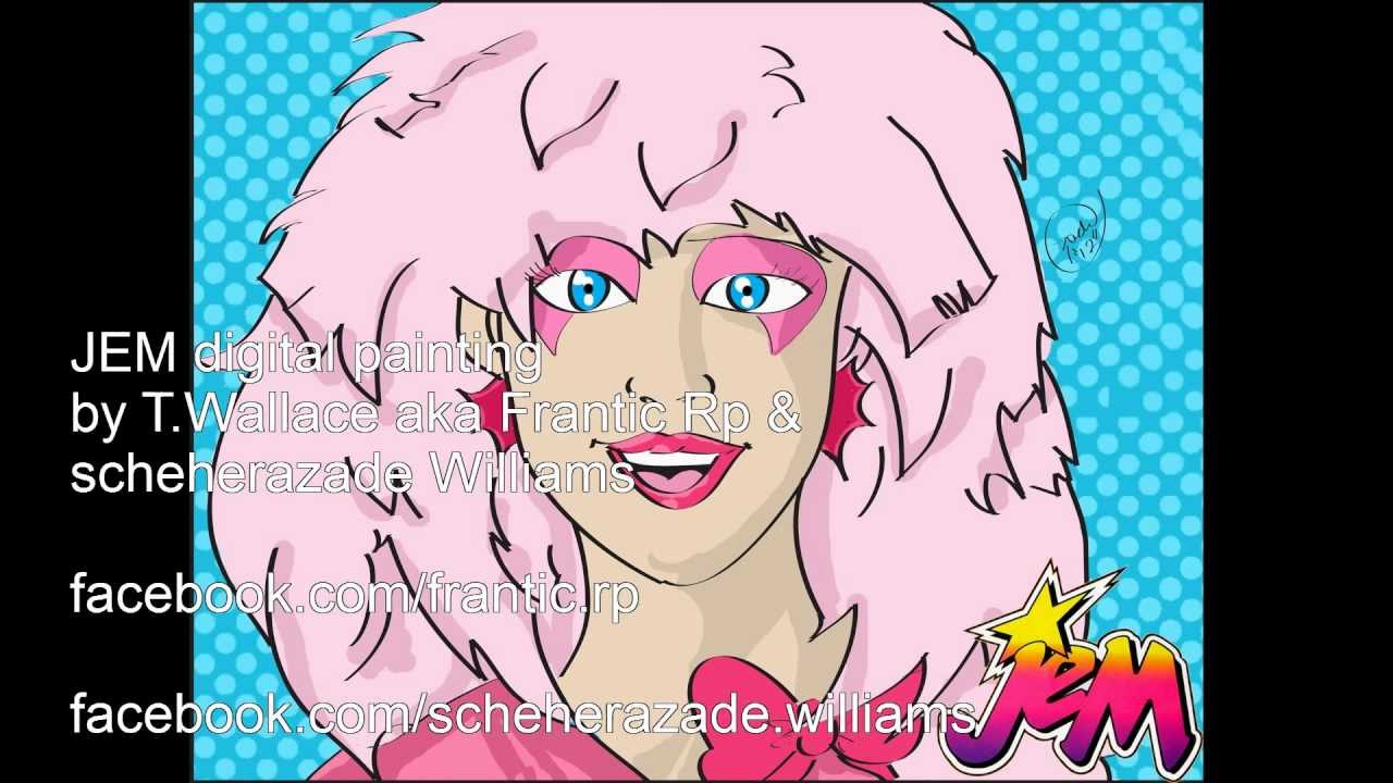 JEM - digital speed painting - YouTube