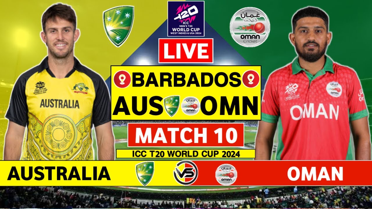 ICC T20 World Cup Live: Australia v Oman Live Scores & Commentary | AUS ...