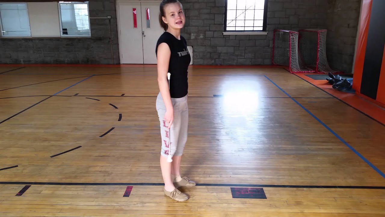 Baton twirling tutorial : 2 baton figure 8 time toss - YouTube