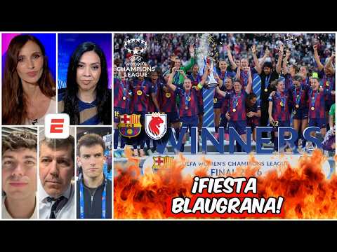 BARCELONA: MUY SUPERIOR a OLYMPIQUE LYONNES en la FINAL de la CHAMPIONS | Champions League Femenina