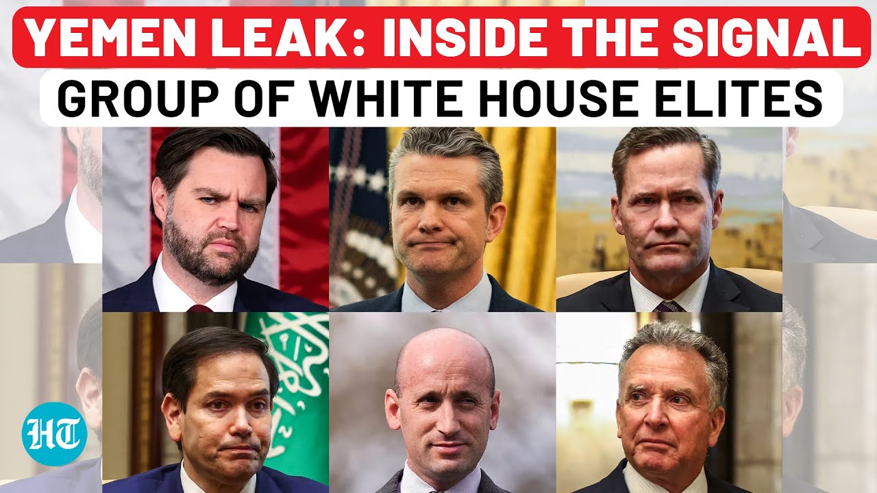 Trump's Security Nightmare: Who Was in the White House Signal Group ...