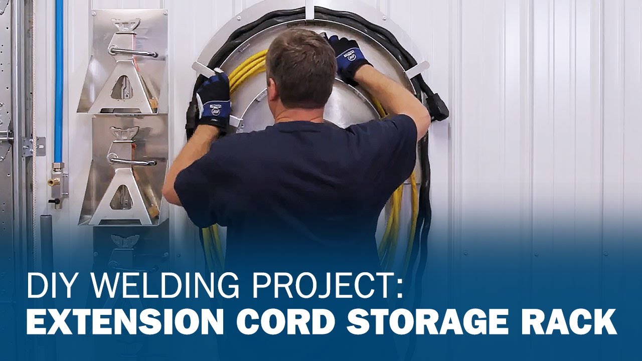 DIY Welding Project: Extension Cord Storage Rack - YouTube